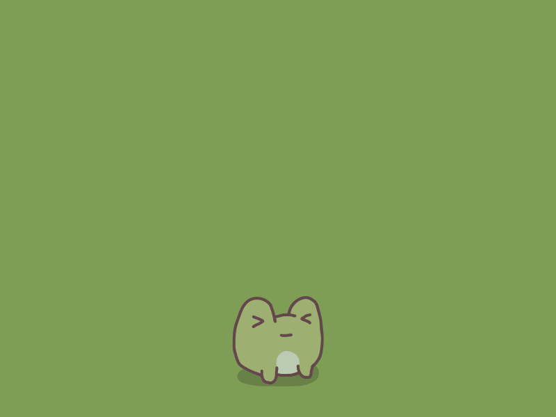 Just shy little frog by Yohanen on Dribbble