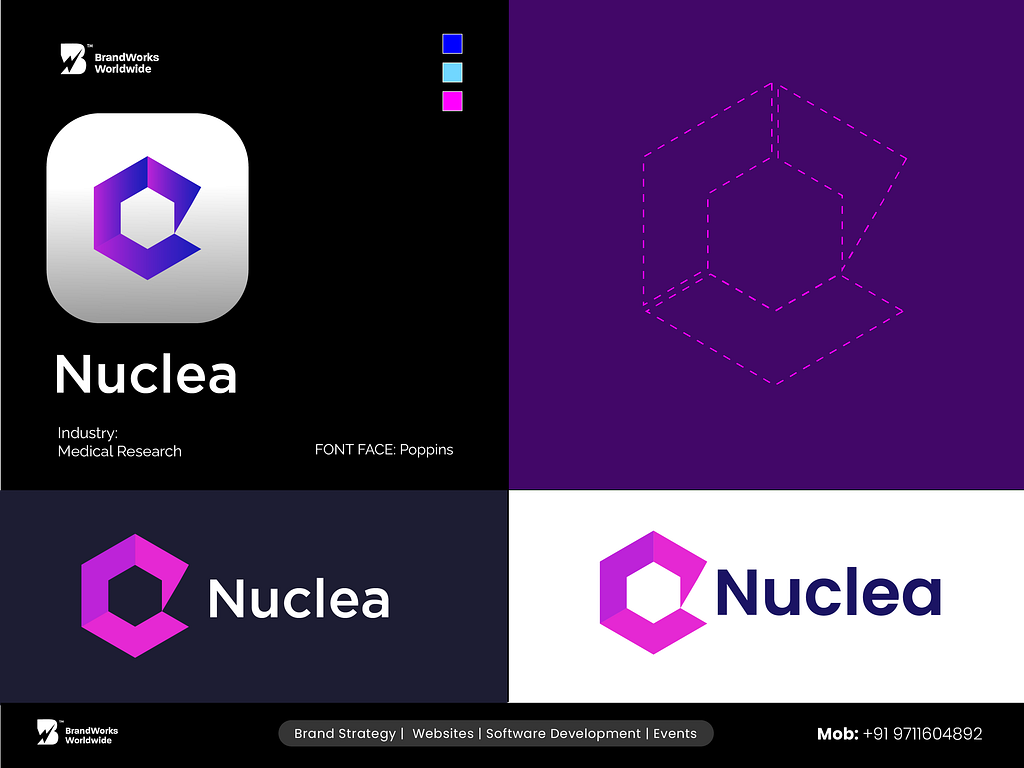 Nuclea App Branding Design by BrandWorks WorldWide on Dribbble
