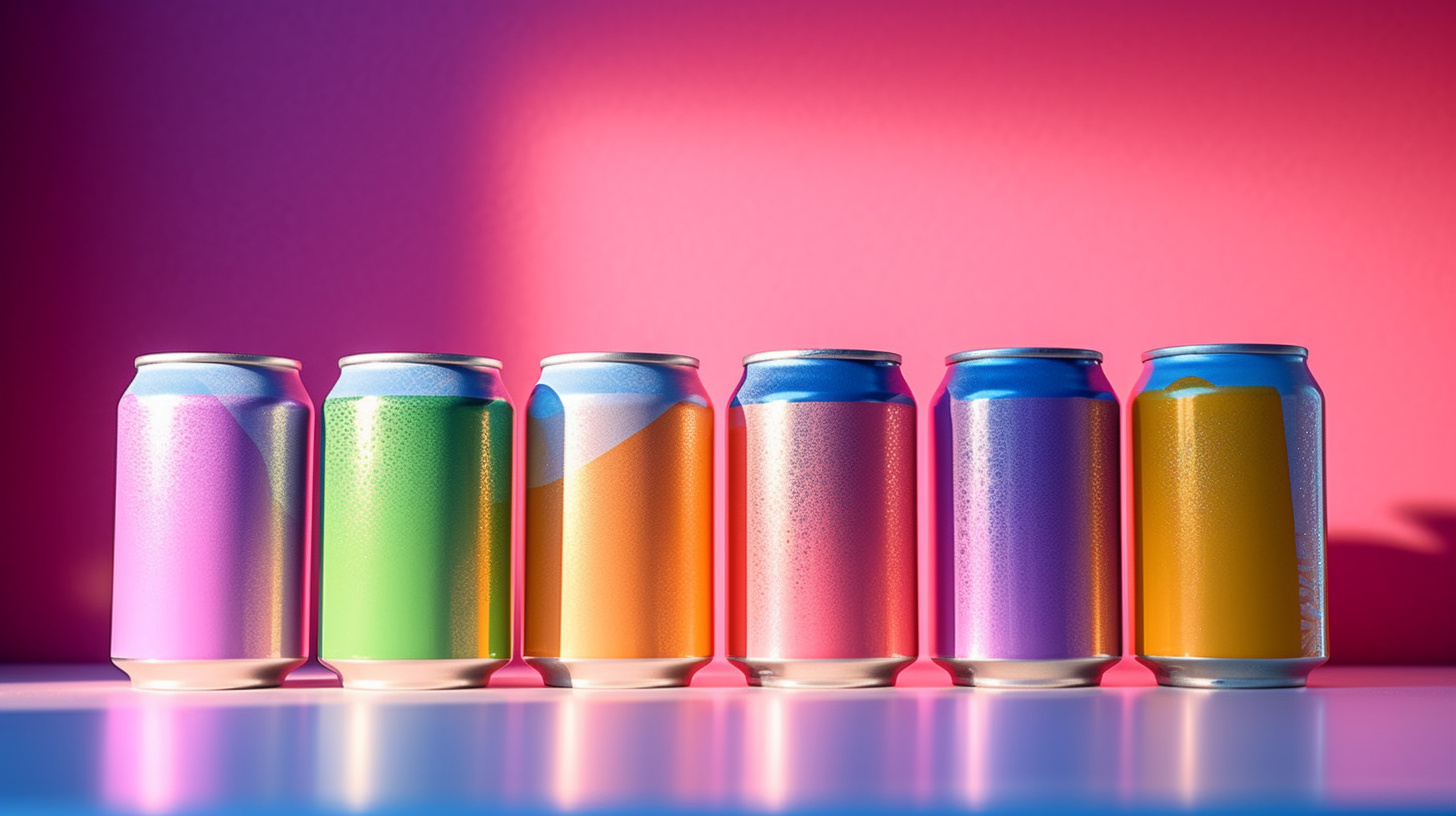 Colorful Soda Can by ArtKey on Dribbble