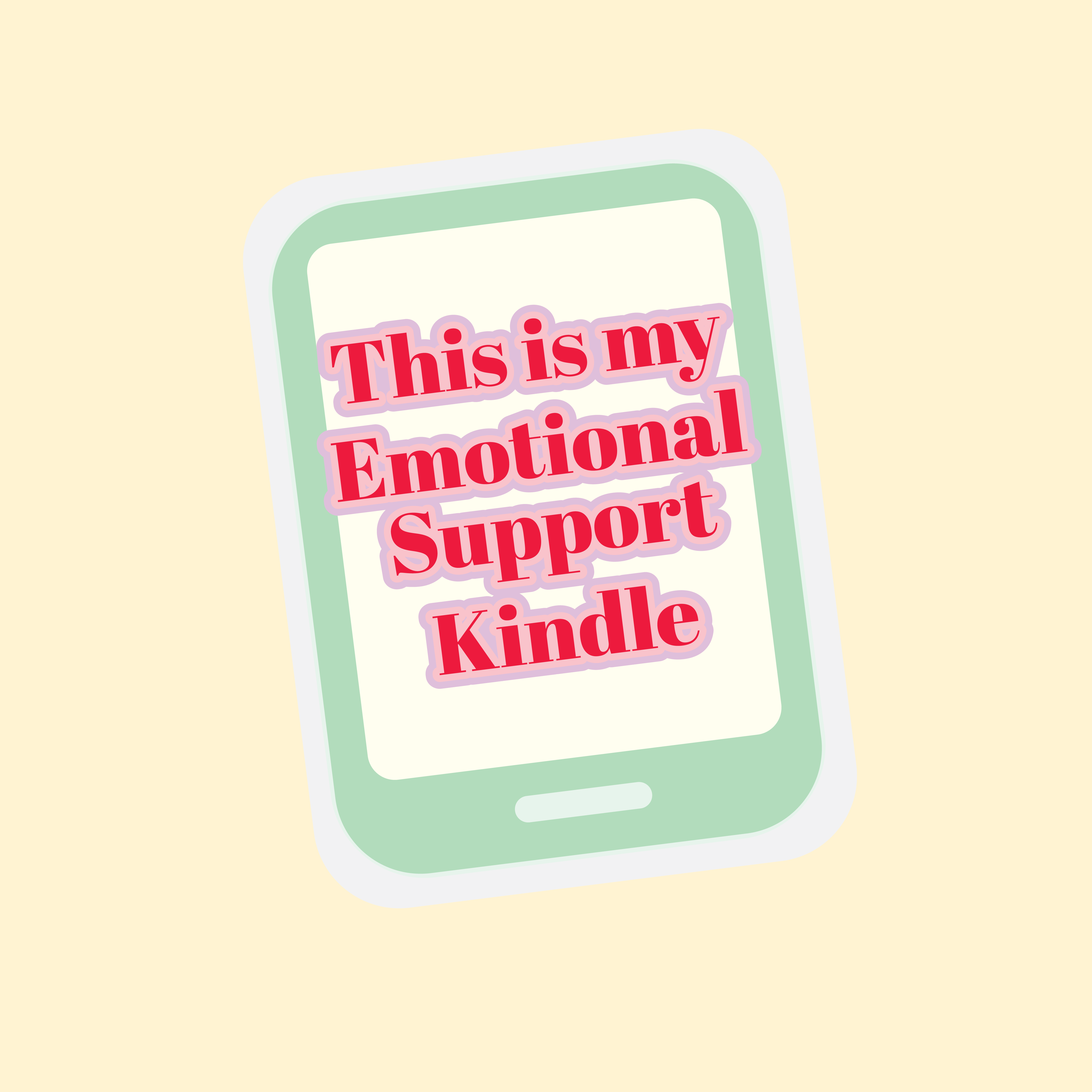 Kindle Sticker Designs by Bernadett Czerlyenacz on Dribbble