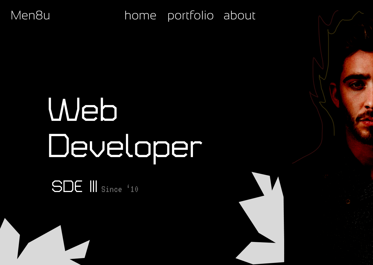 Developer Portfolio by Ved Nig on Dribbble