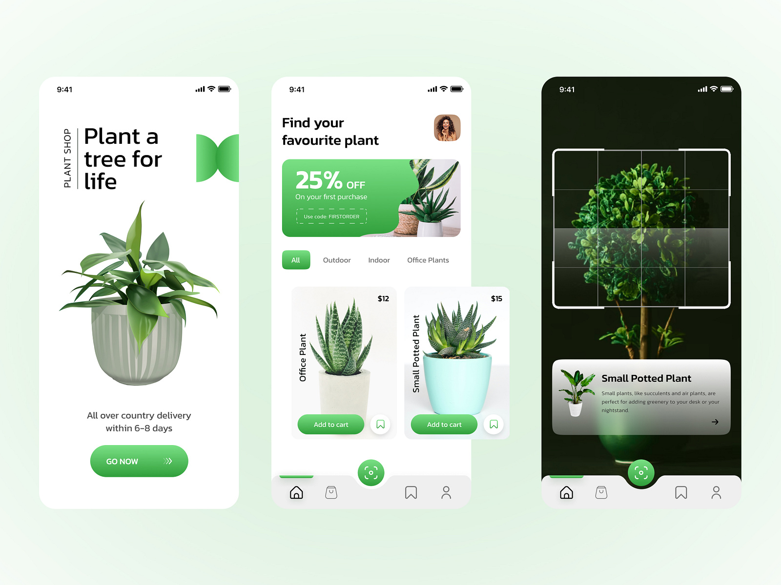 Plant Scanner Mobile app by Aakash Kiri on Dribbble