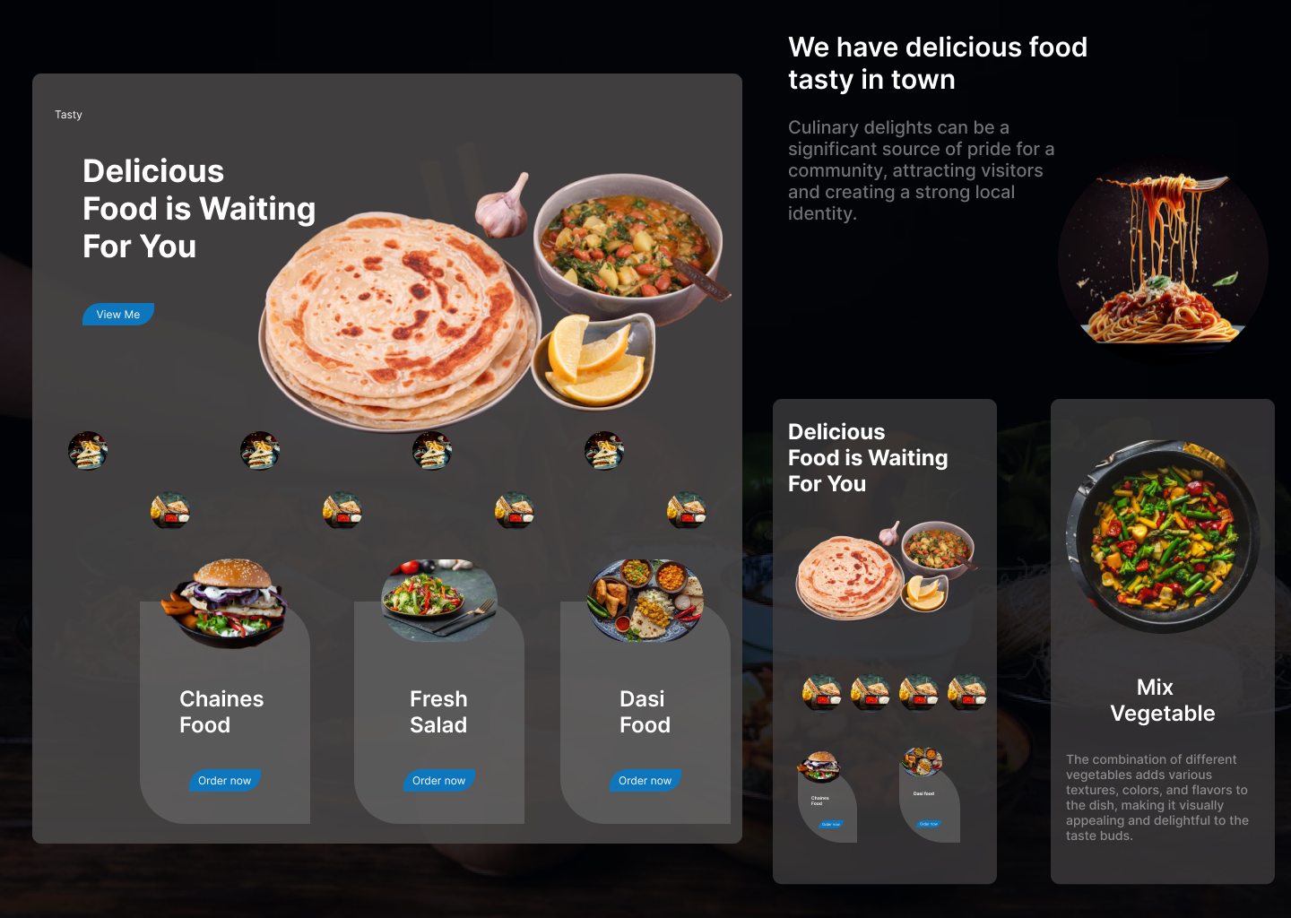 UI food app design by naim akbar on Dribbble