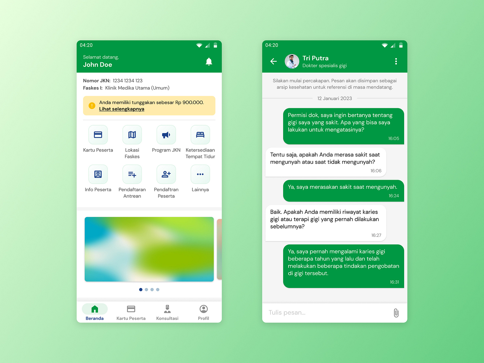 BPJS Mobile — Redesign by Harman Abiwardani on Dribbble