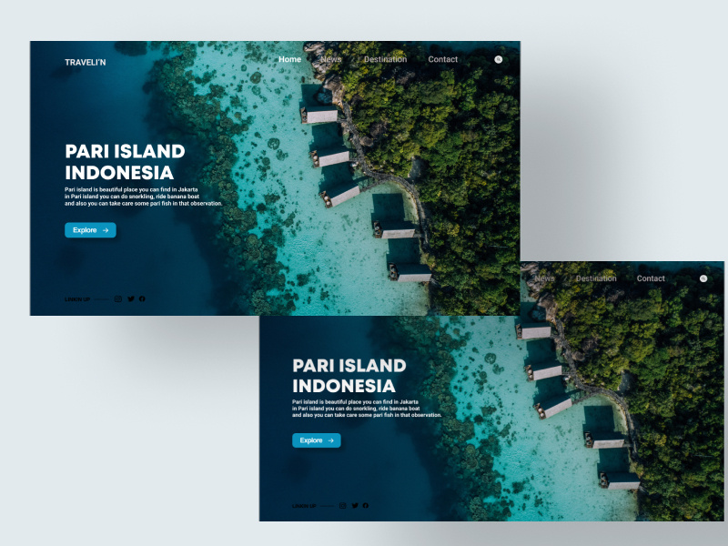 Travel'in - Traveling Web Platform - Website Design by Ridho Ray Putra on Dribbble