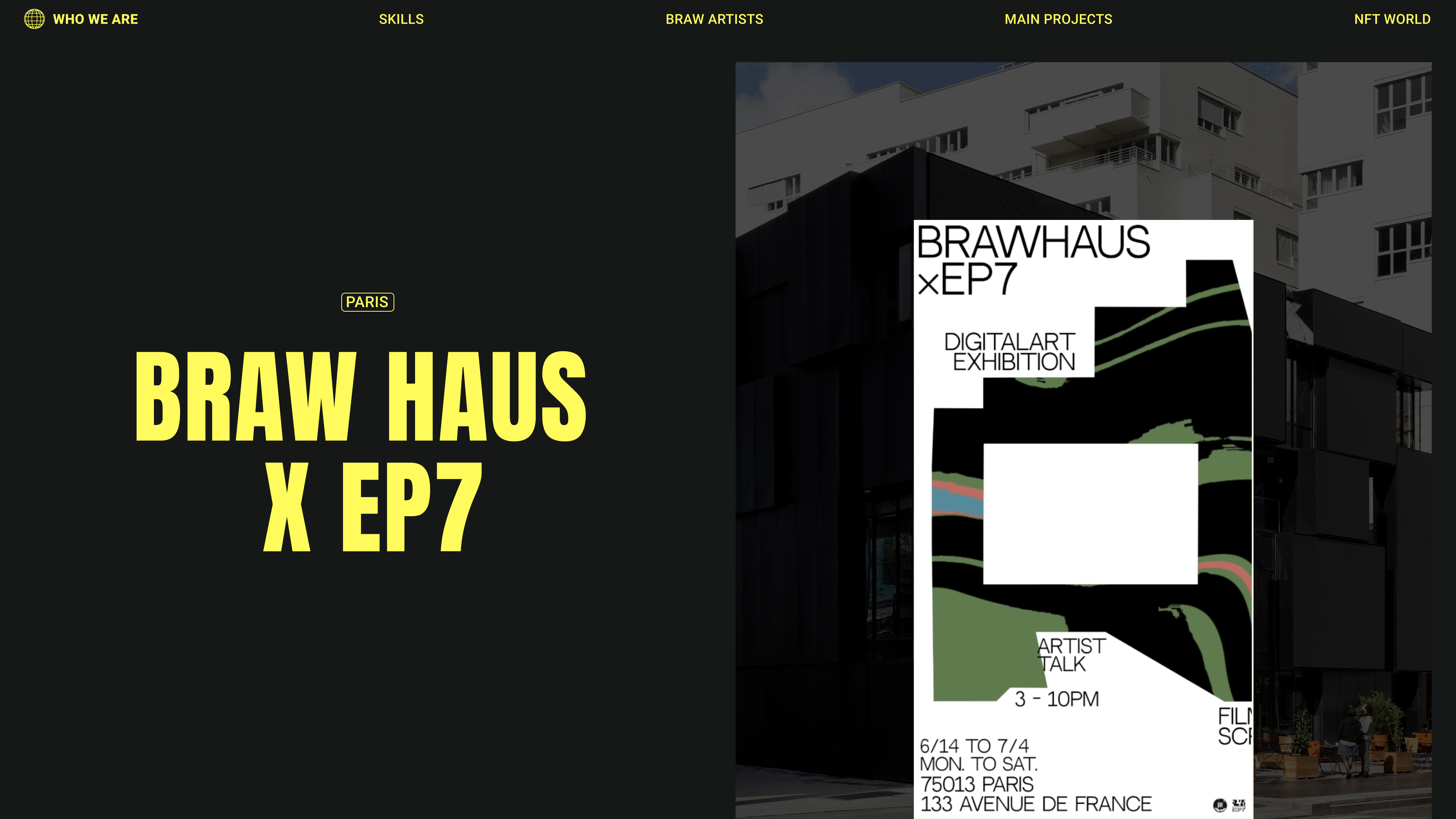 Braw Haus — Layout presentation | Color variation by Doriane on Dribbble