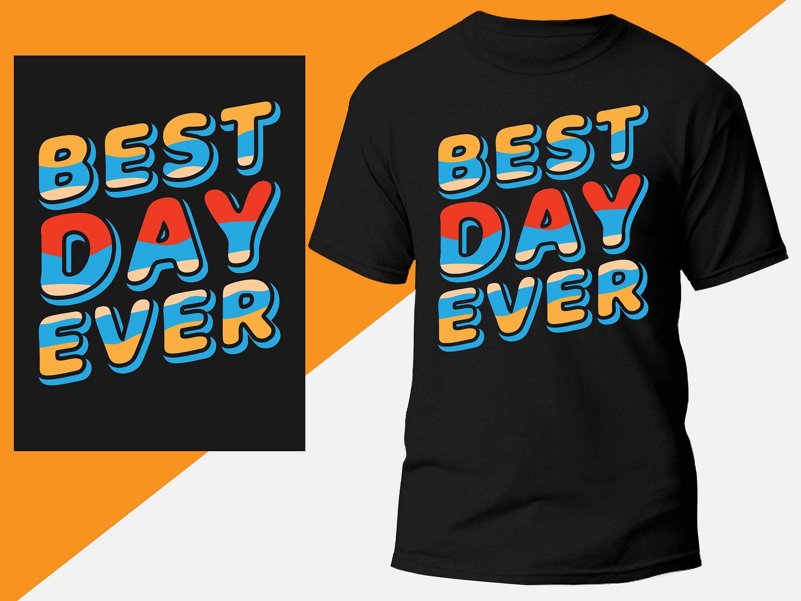 TYPOGRAPHY DAY T-SHIRT DESIGN by Mehadi Hasan on Dribbble