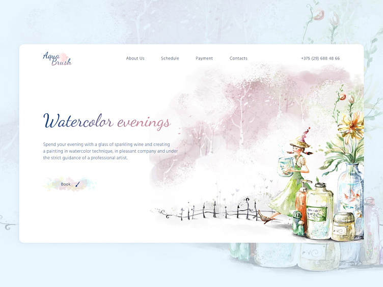 Website home screen design by Veronika Molodavchenkova on Dribbble
