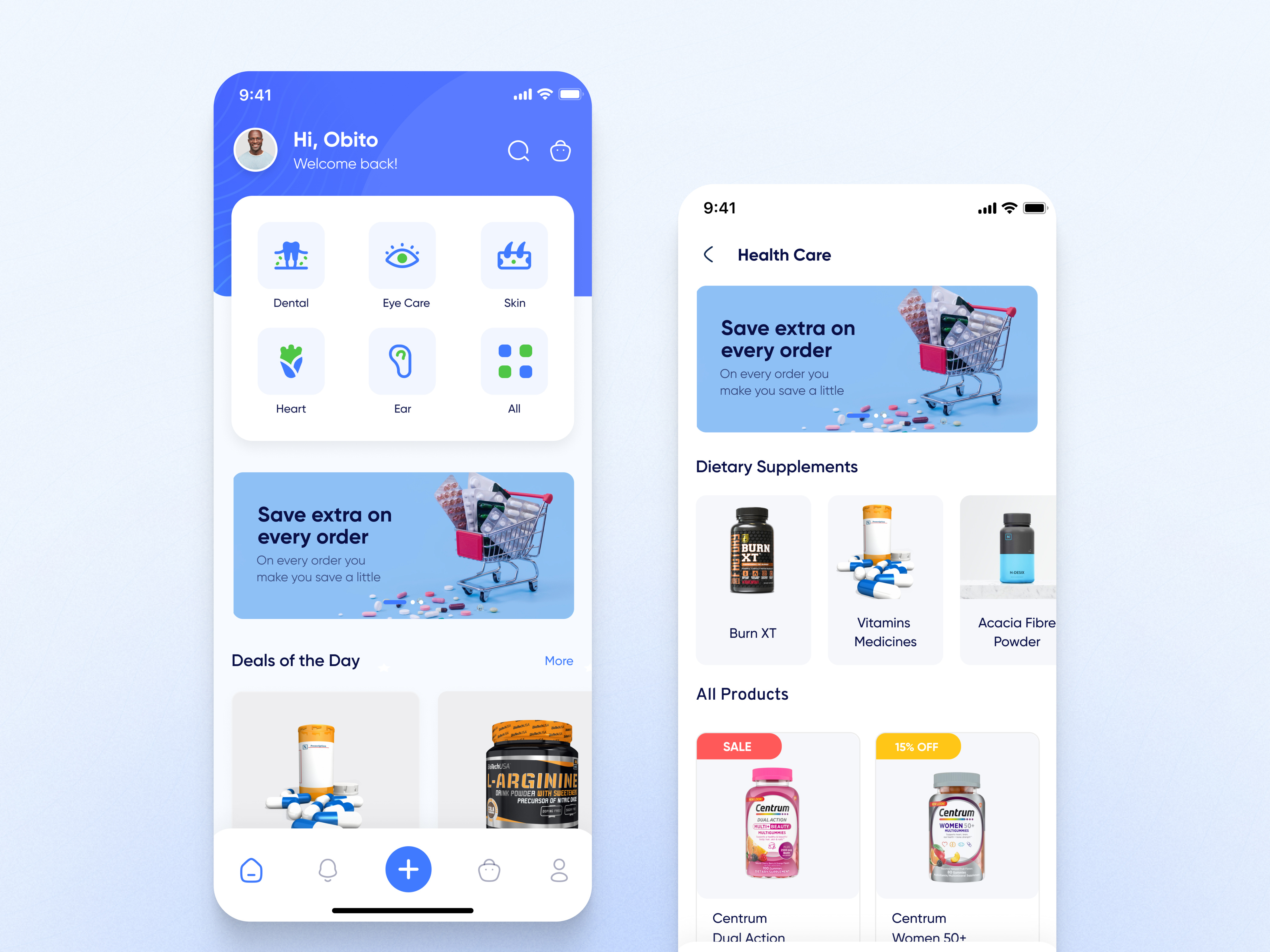 VitaCore - Medical Store App by Geek Up My Site on Dribbble