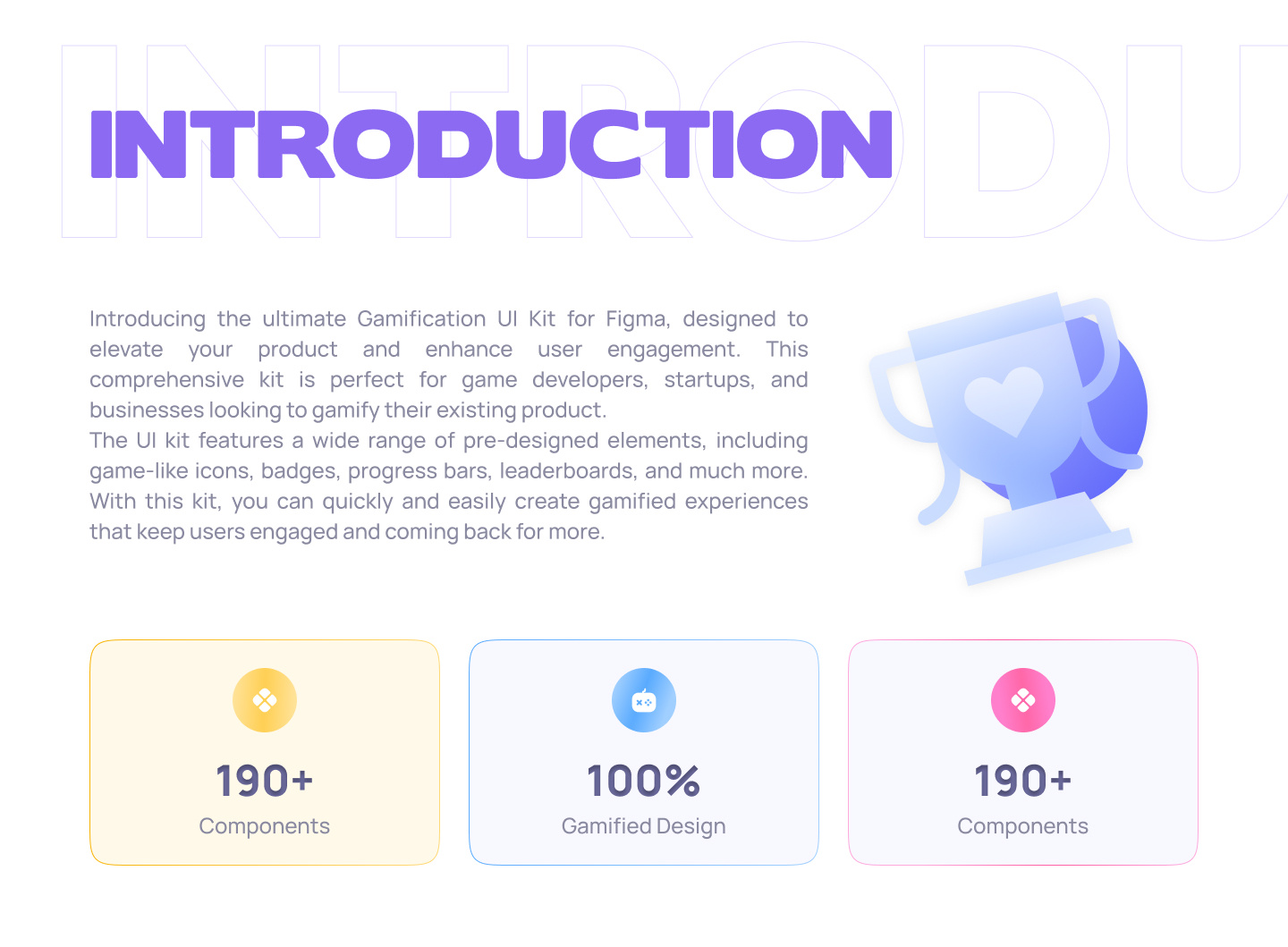 Gamiz-Gamification Figma UI Kit by Asiq M. for Netro Systems on Dribbble