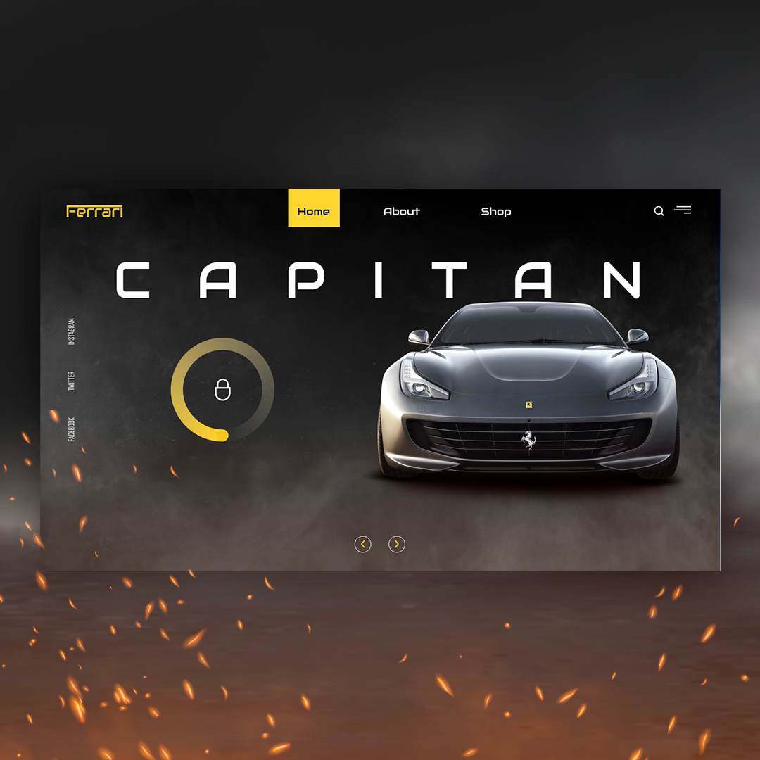 Ferrari Web Design by Marcelo Design X on Dribbble