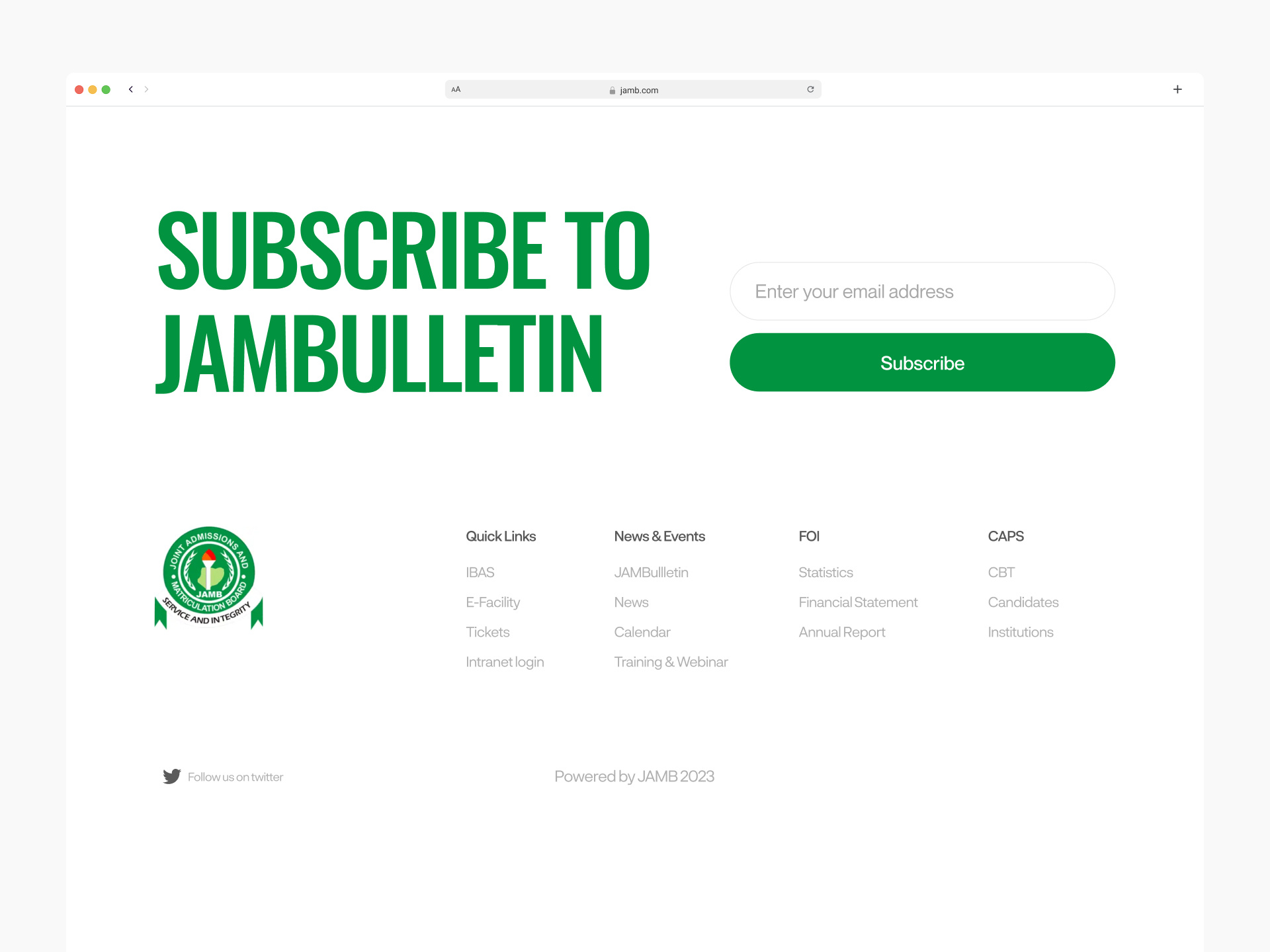 JAMB Web UI - 3 & 4 by Chibuike Maduabuchi on Dribbble