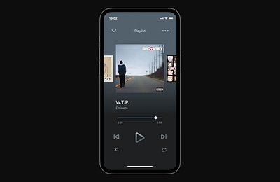 Daily UI - Media Player by István Fekete on Dribbble