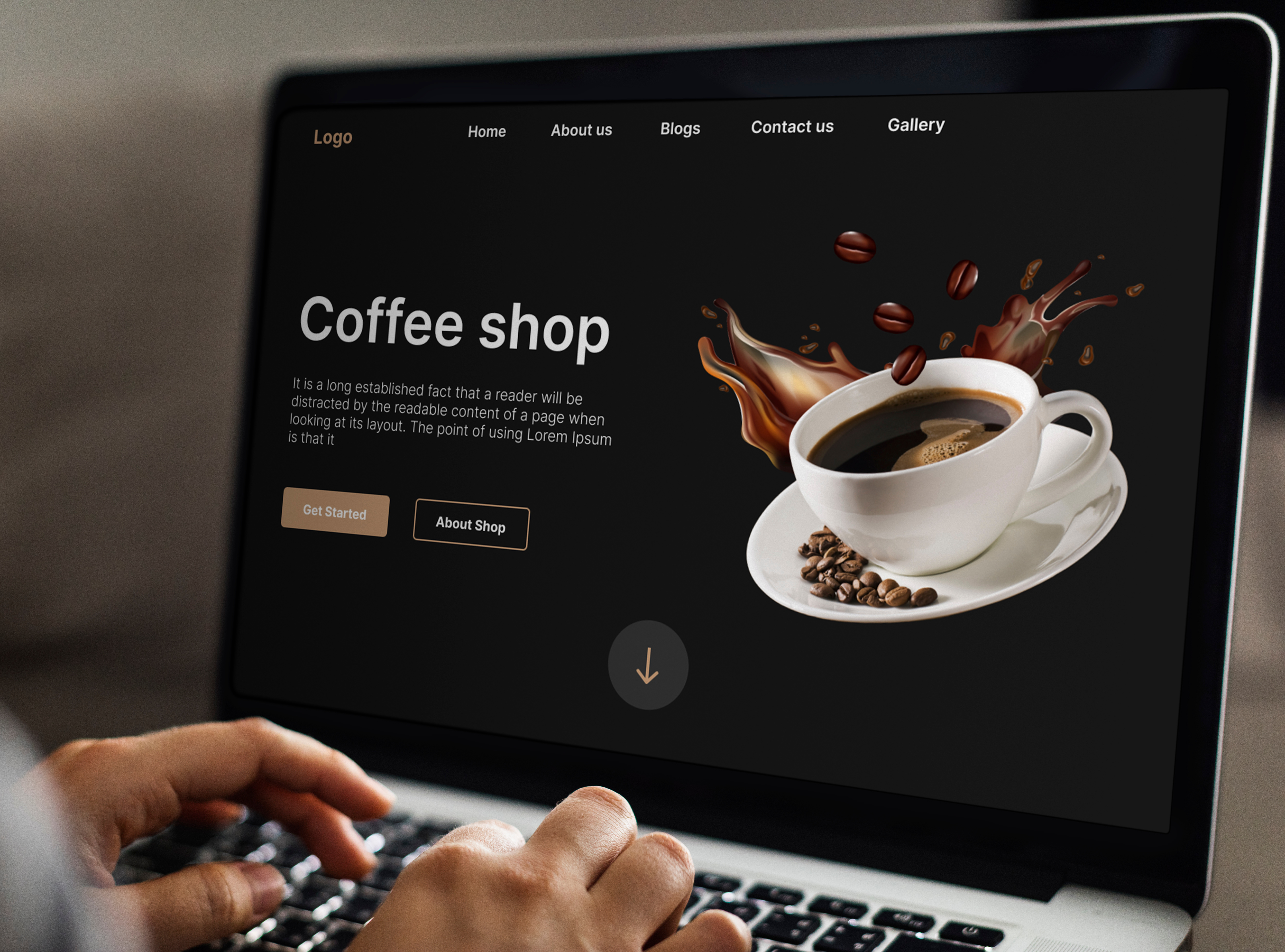 Coffee Shop Website designs, themes, templates and downloadable graphic ...