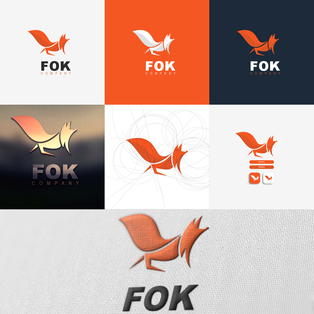 fox logo by yuda.designn on Dribbble
