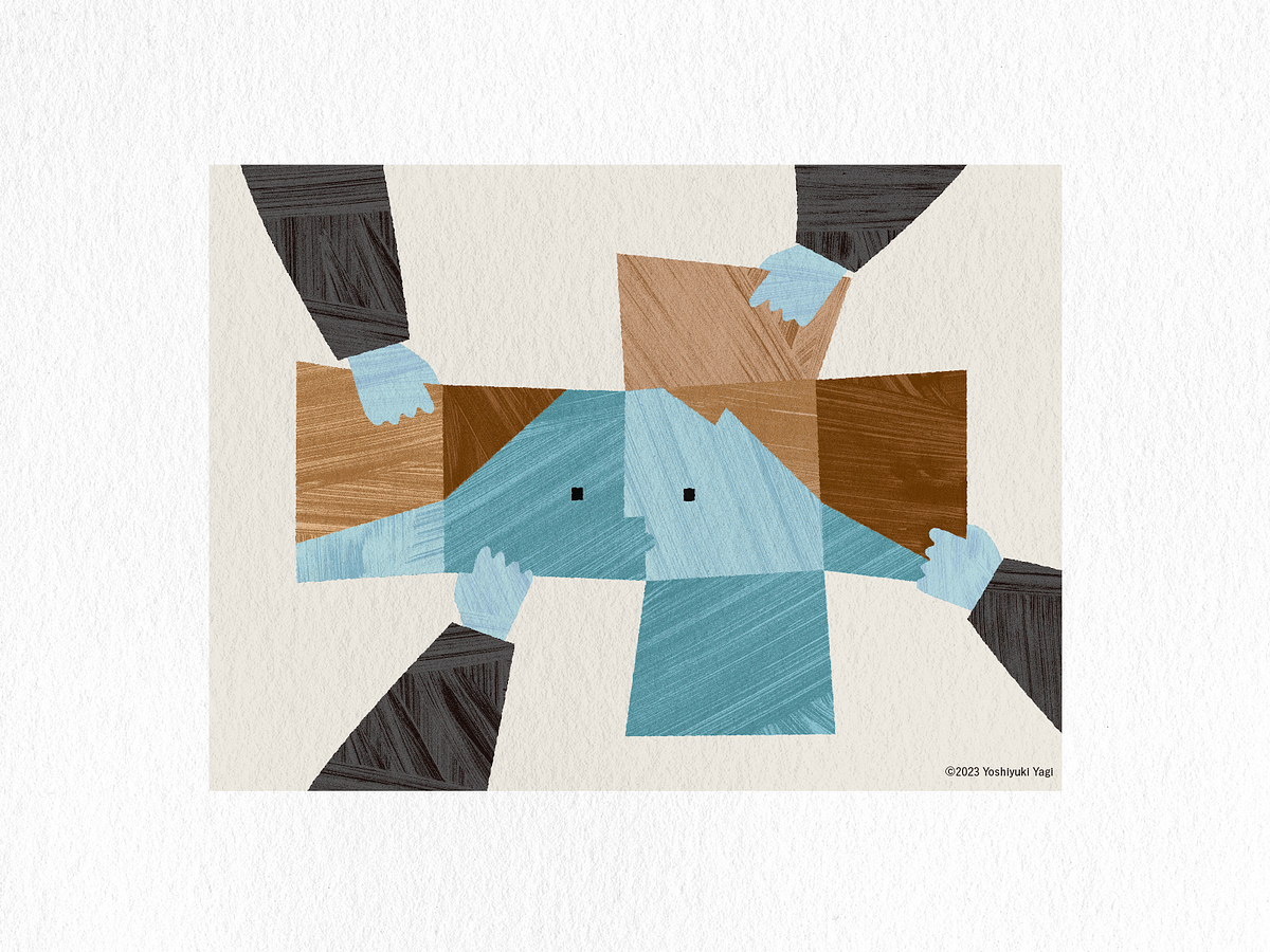 Opened-up cube by Yoshiyuki Yagi on Dribbble