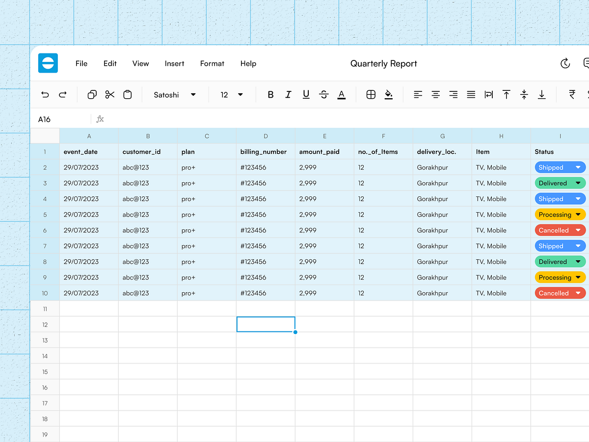 Equal - A spreadsheet app. UI/UX Design by Ambuj Mishra on Dribbble
