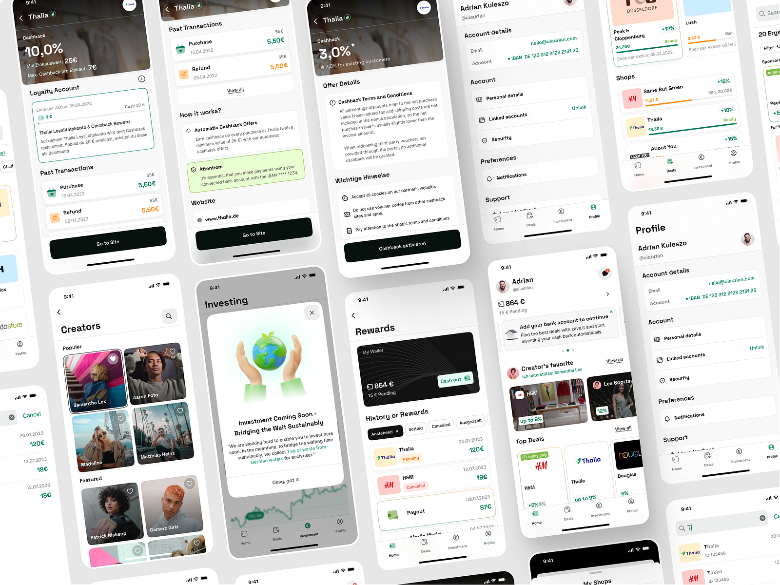 Cashback App Redesign - WIP by UI Adrian (Adrian Kuleszo) on Dribbble