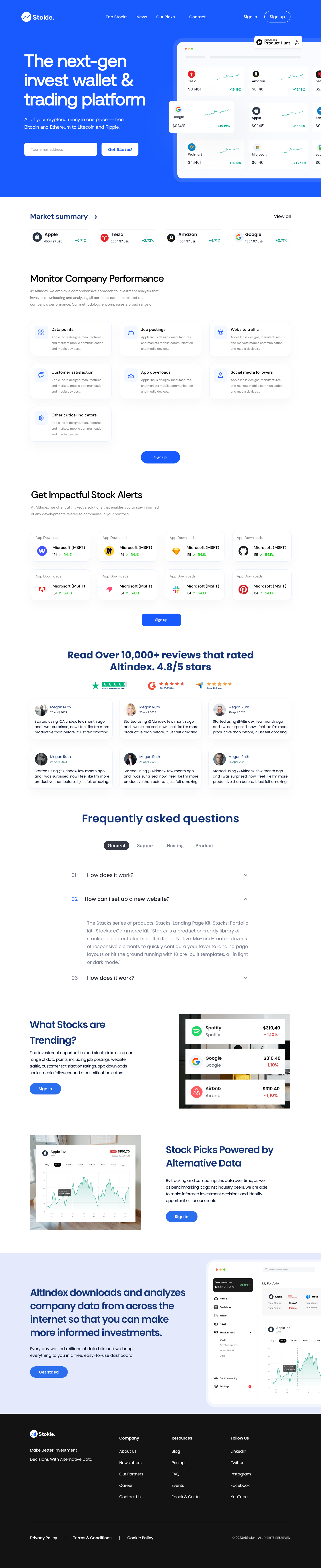 Stokie- SAAS web for Stock Management by Emon🌟 for Onixlab on Dribbble