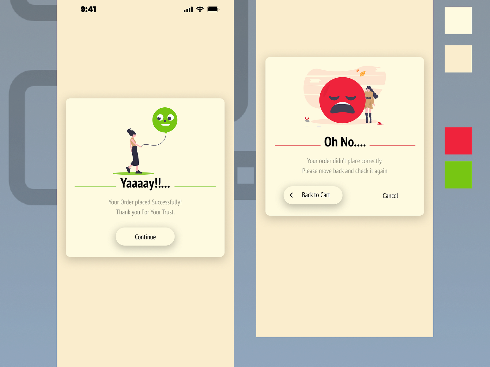 Flash Messages Daily Ui 011 By Mahdieh Kazemi On Dribbble 