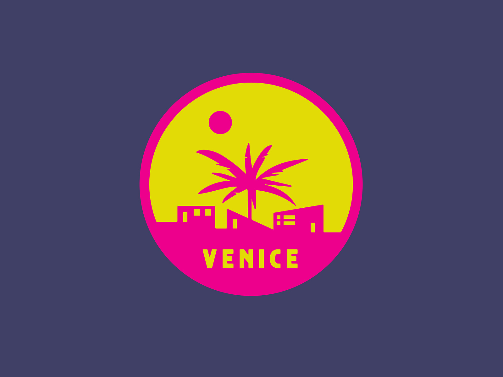 Venice Beach Badge by Jeremy Friend on Dribbble