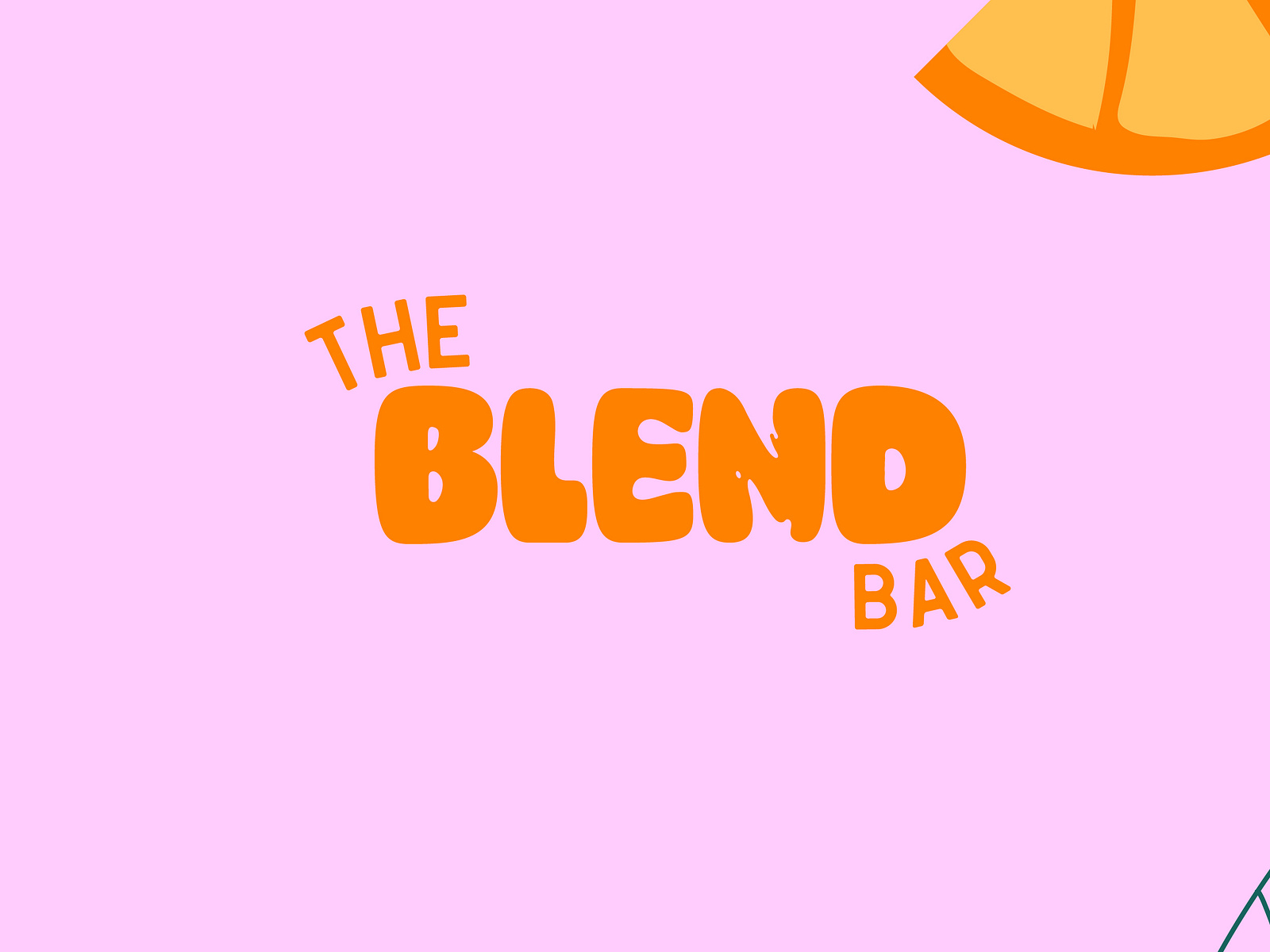 THE BLEND BAR - Modern Logo Design by Impactful Designer on Dribbble