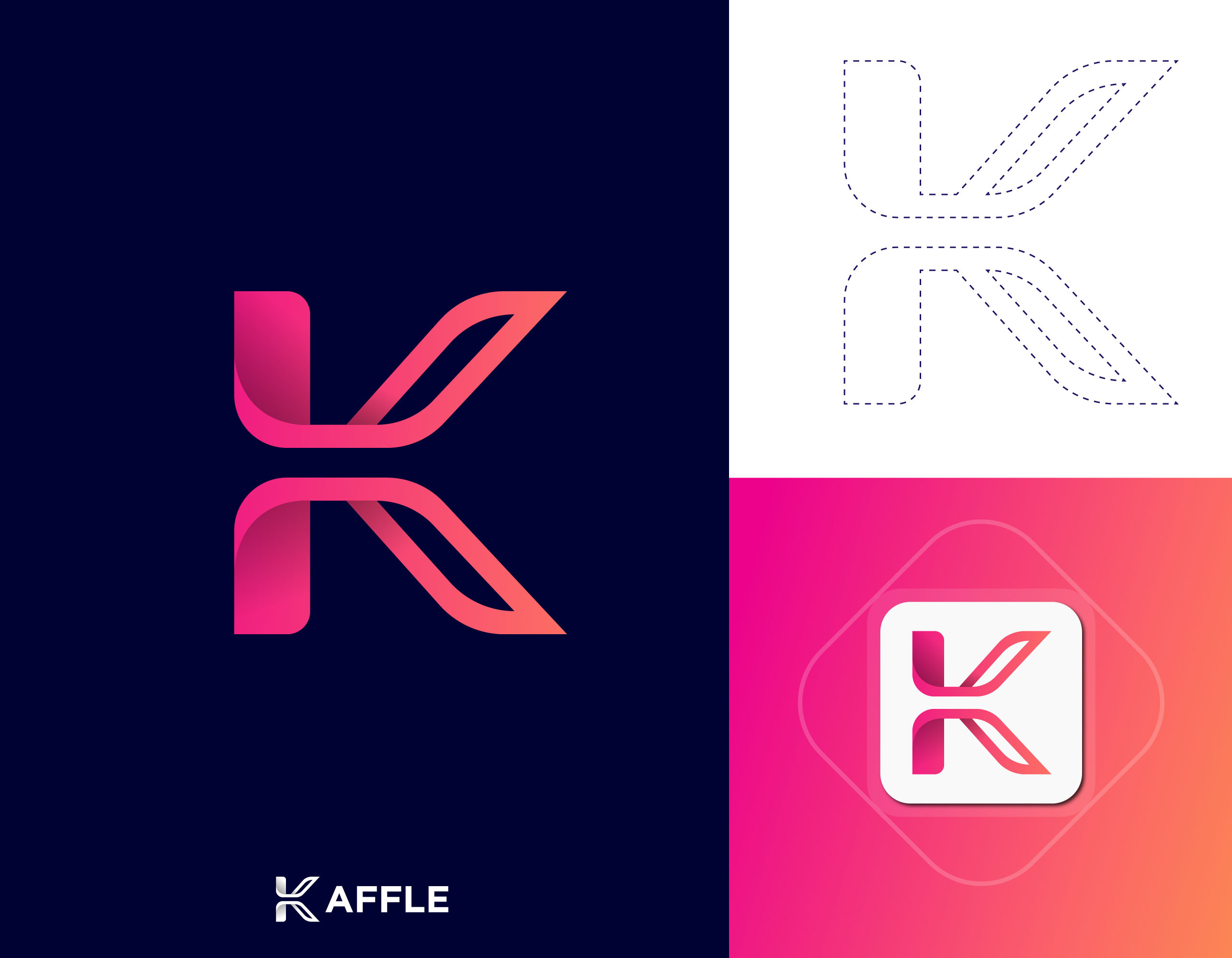 Letter K Modern Logo, Logo Design, Brand Logo by Johurul Islam on Dribbble