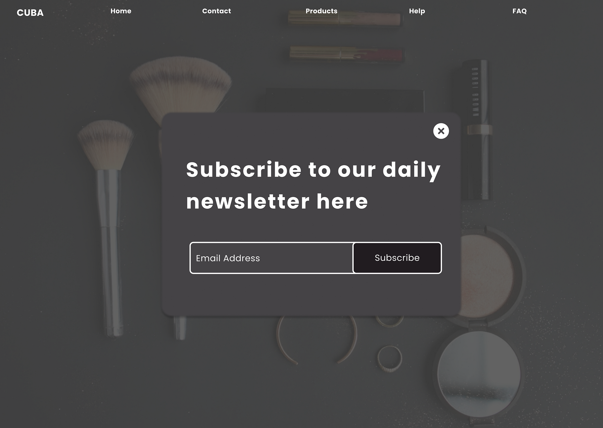 Subscribe modal UI by Fatiimaa on Dribbble