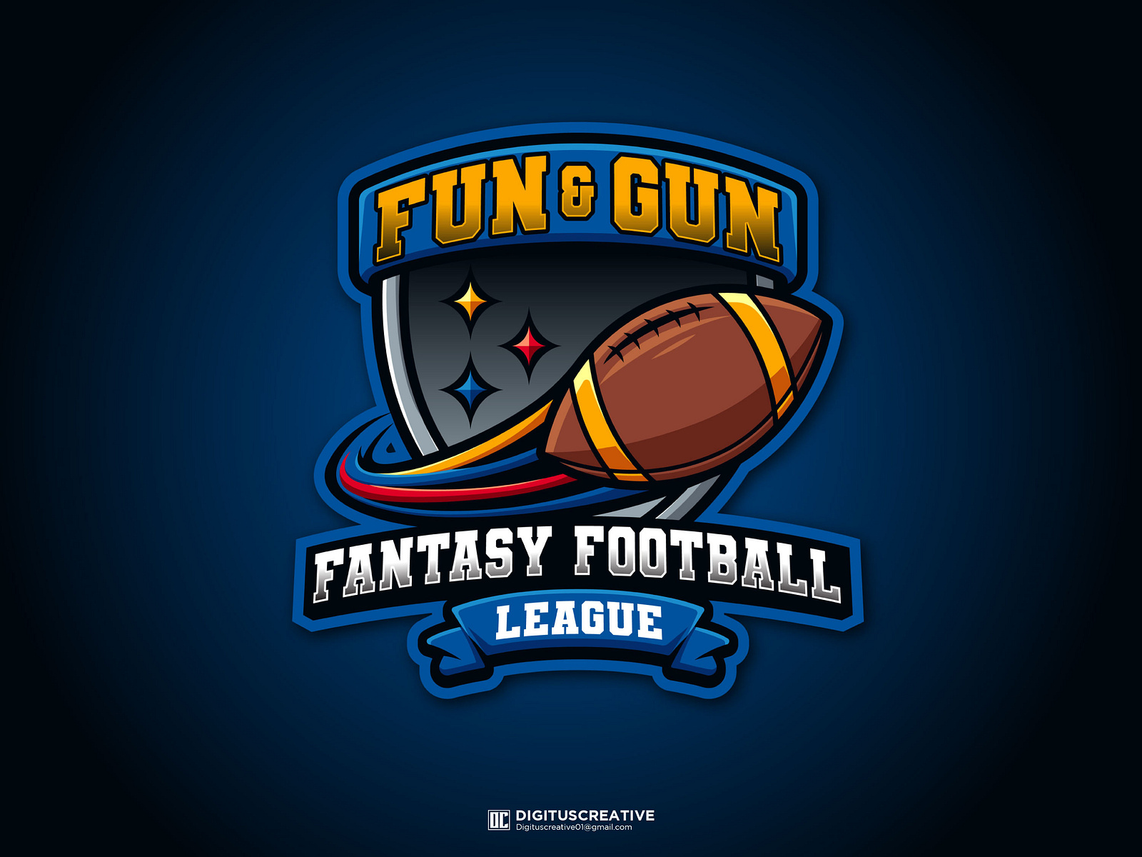 Fun & Gun Logo Design by Digitus Creative on Dribbble