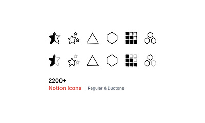 2200+ Notion Icons - Overflow Design by Zafar on Dribbble