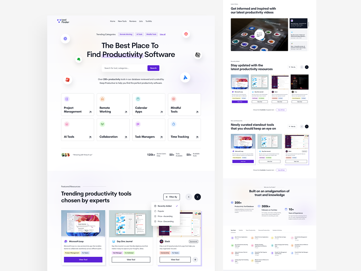 Website UI by DStudio® on Dribbble