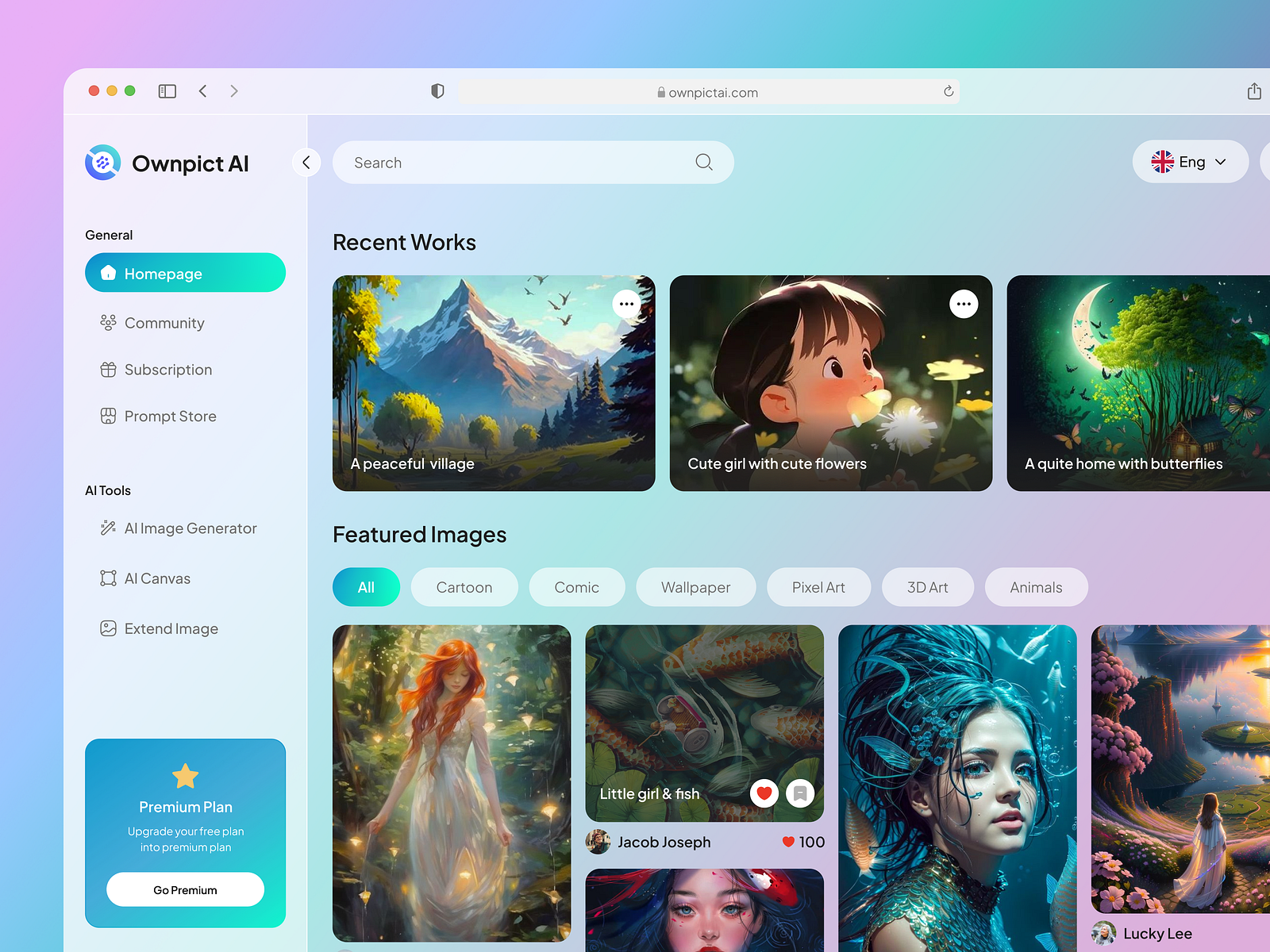 Ownpict AI - AI Image Generator by Mellafesa Rofida for Nija Works on ...