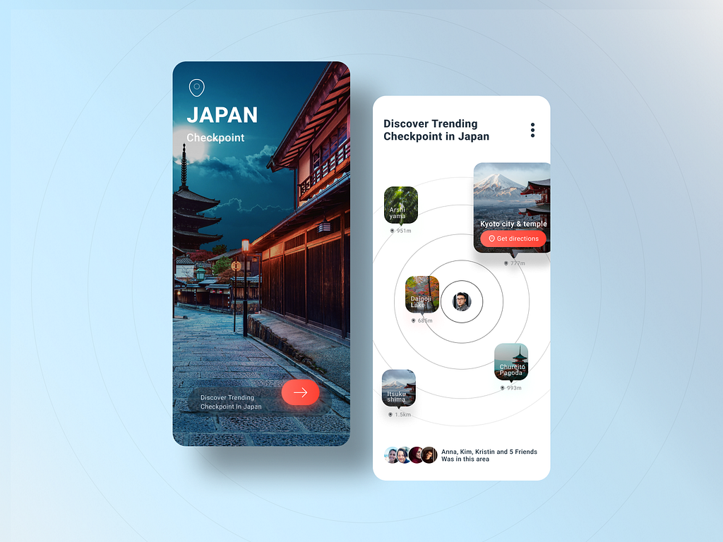 Japan Checkpoint's mobile app ui design by Himel Srizon on Dribbble