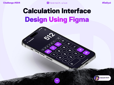 Challenge #004, Calculation User Interface Design Using Figma. by ...