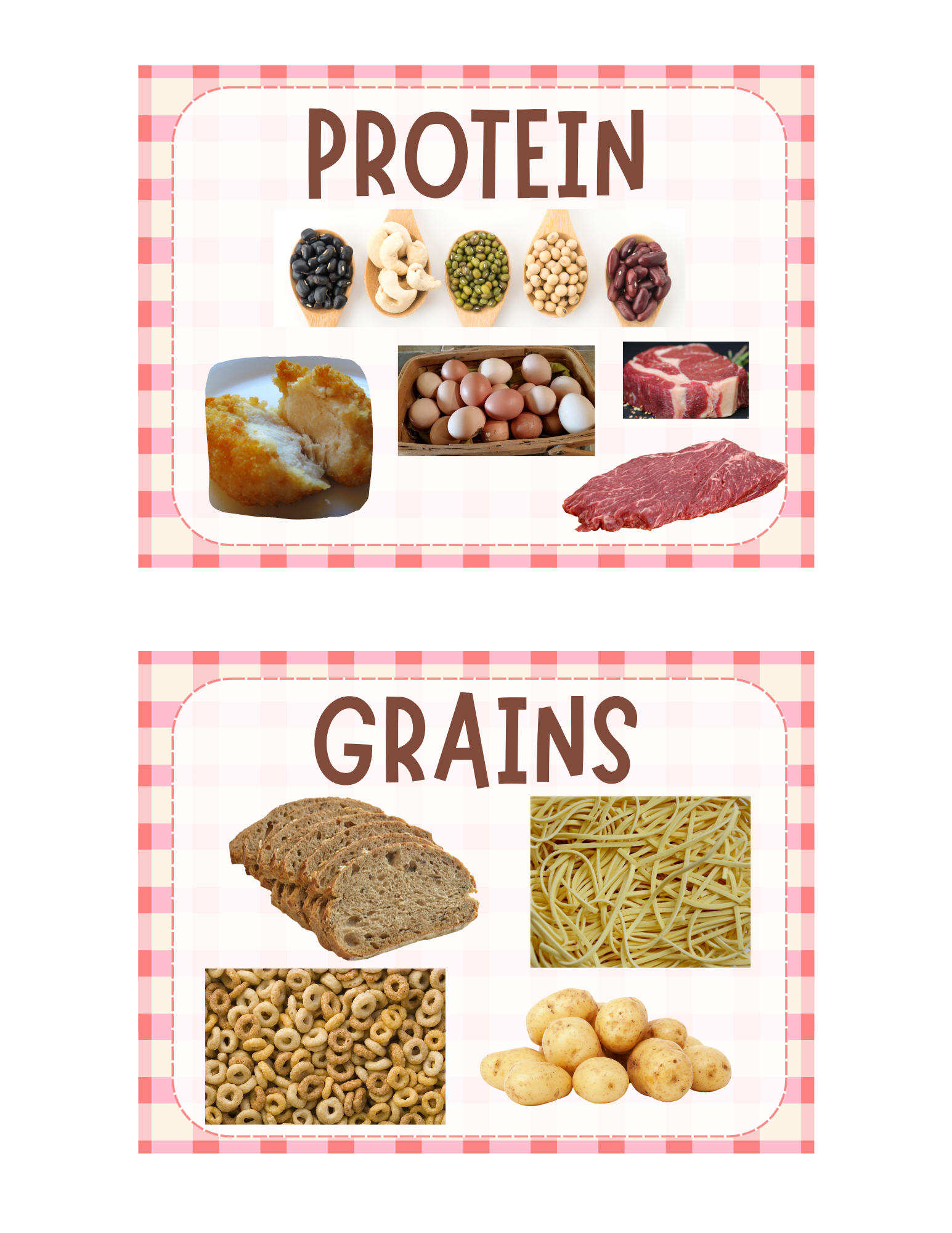 Custom Food Group Signs by Brianna Graziano on Dribbble