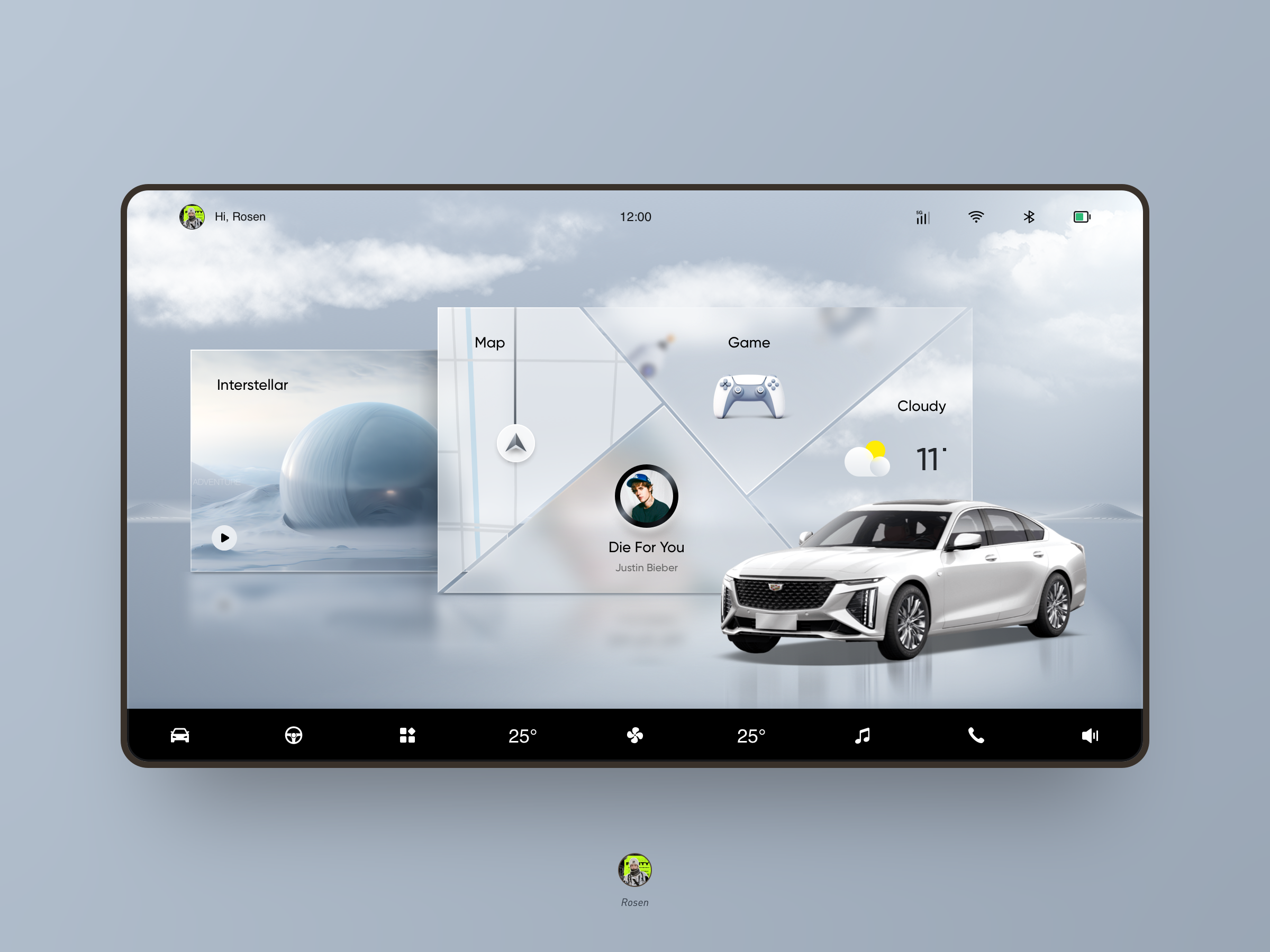 HMI Concept No.25 by Rosen on Dribbble