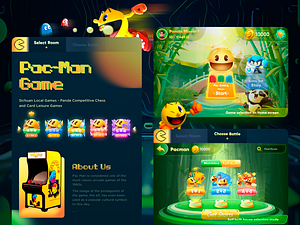 Pac Man Game UI by Anthony on Dribbble