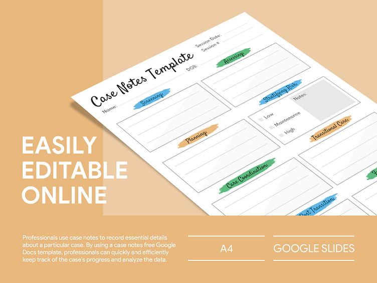Case Notes Free Google Docs Template by Free Google Docs Templates ...