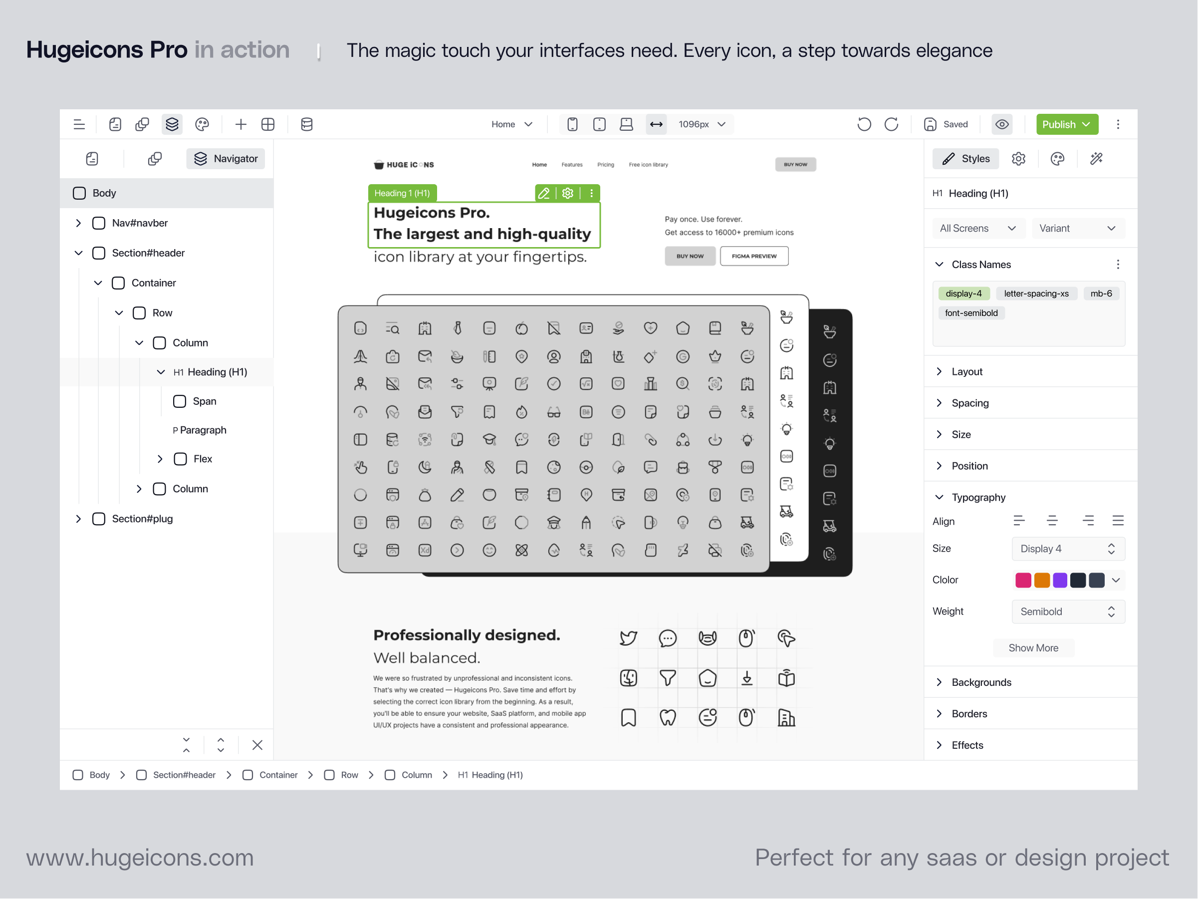 Hugeicons Pro | The world's largest icon library for Figma by Masum ...