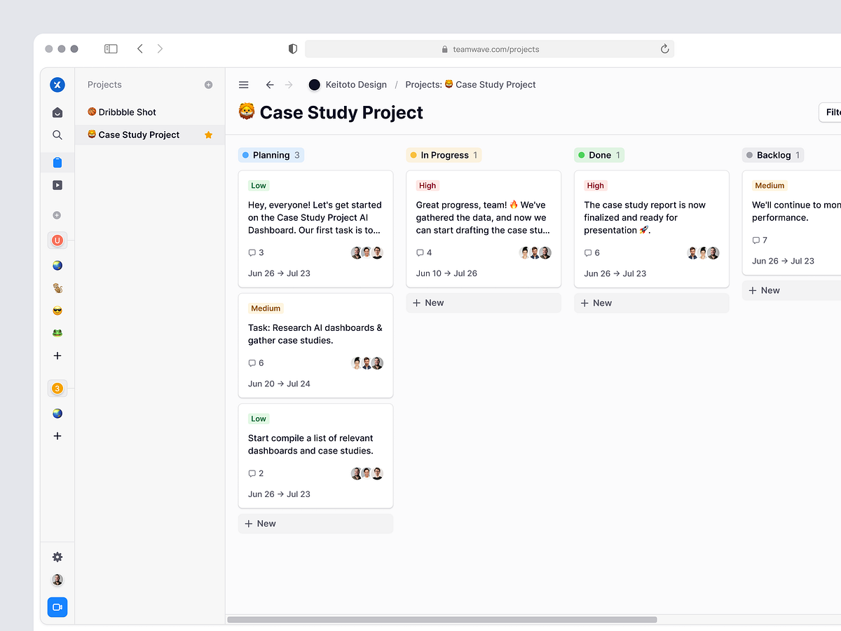 TeamWave - Saas Project Management Webapp [Project page] by Keitoto on ...
