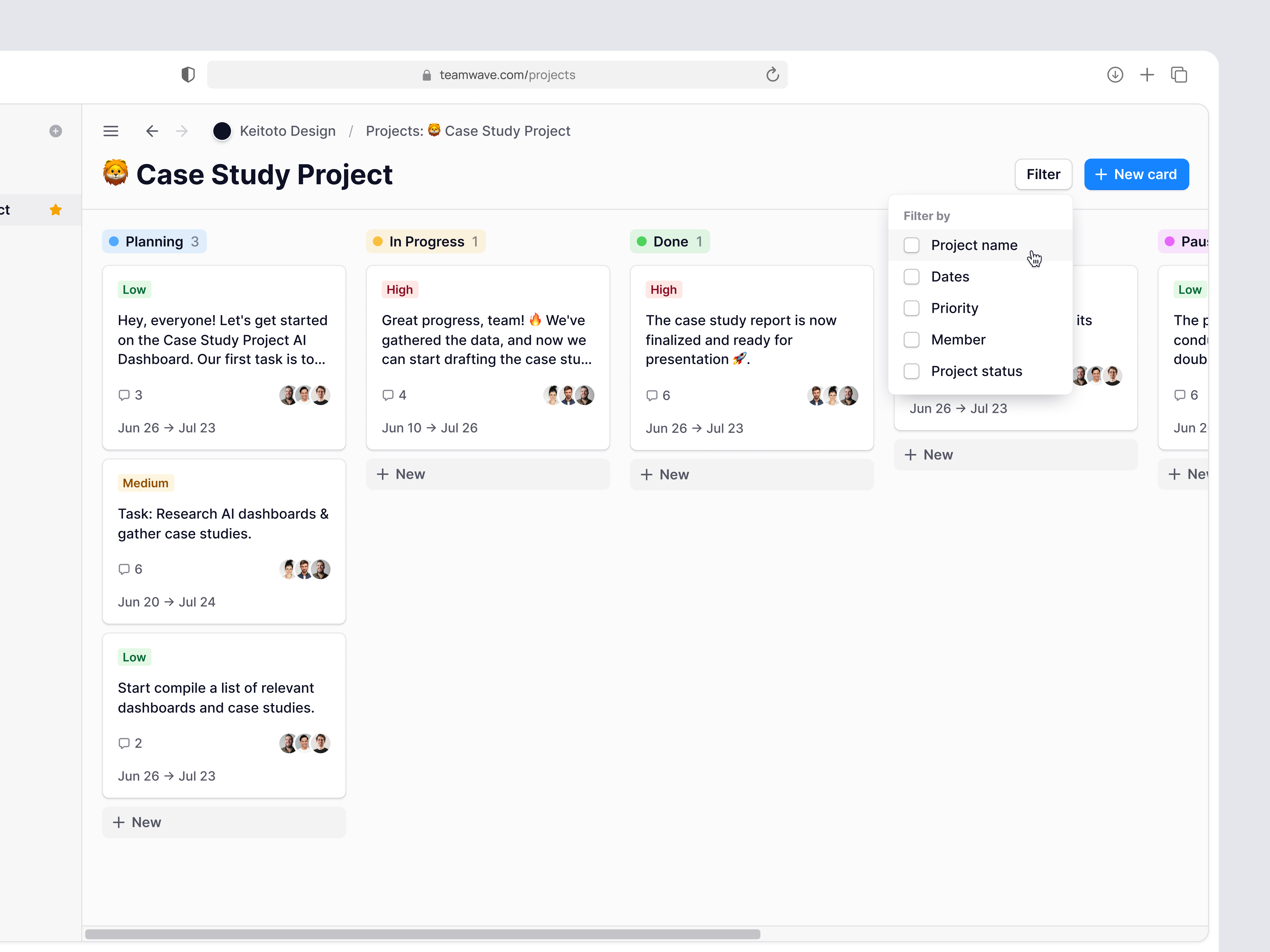 TeamWave - Saas Project Management Webapp [Project page] by Keitoto on ...