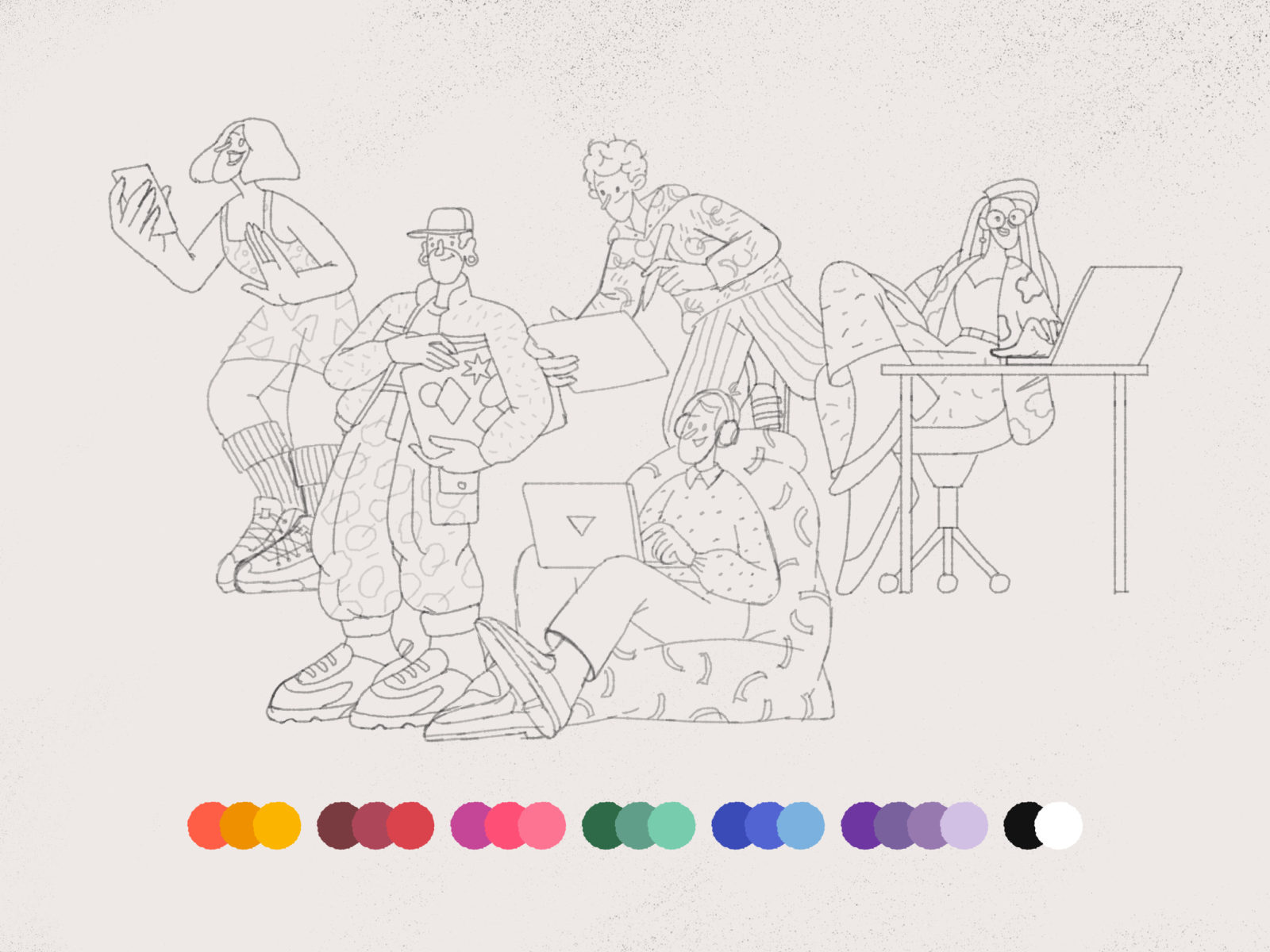 TeamBuilder — Main Page Animation by George Rostomov on Dribbble