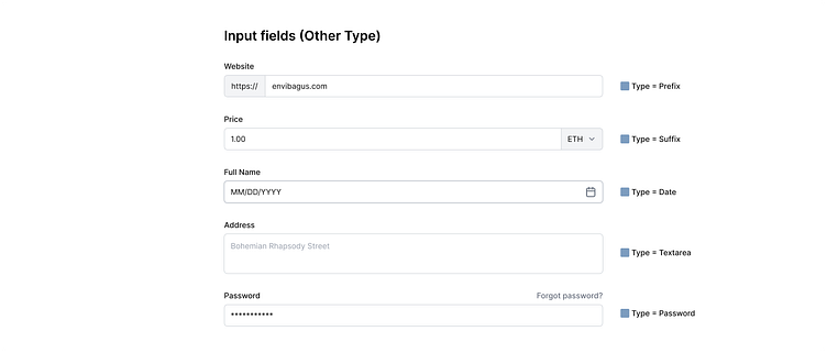 Form Input Components - NV Design System by Envi Bagus on Dribbble Form Input Components - NV Design System by Envi Bagus on Dribbble