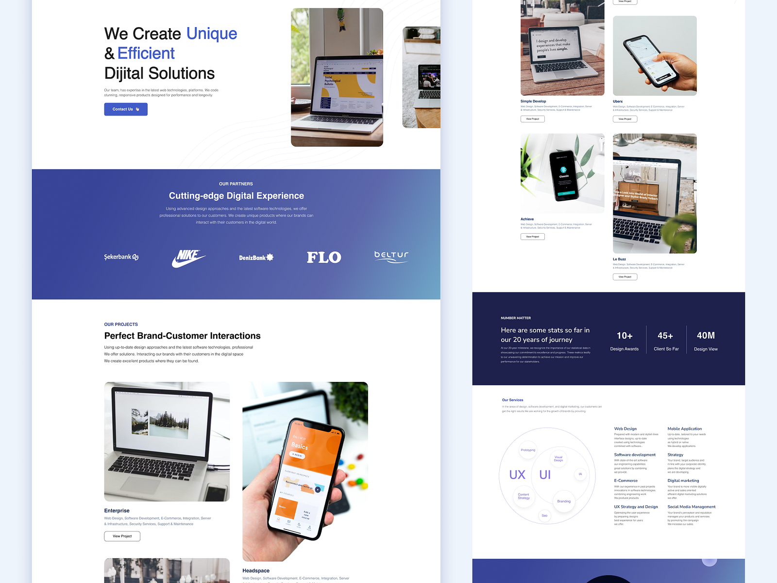 Art Design - Digital Agency Web Design by Beyzanur Sener on Dribbble