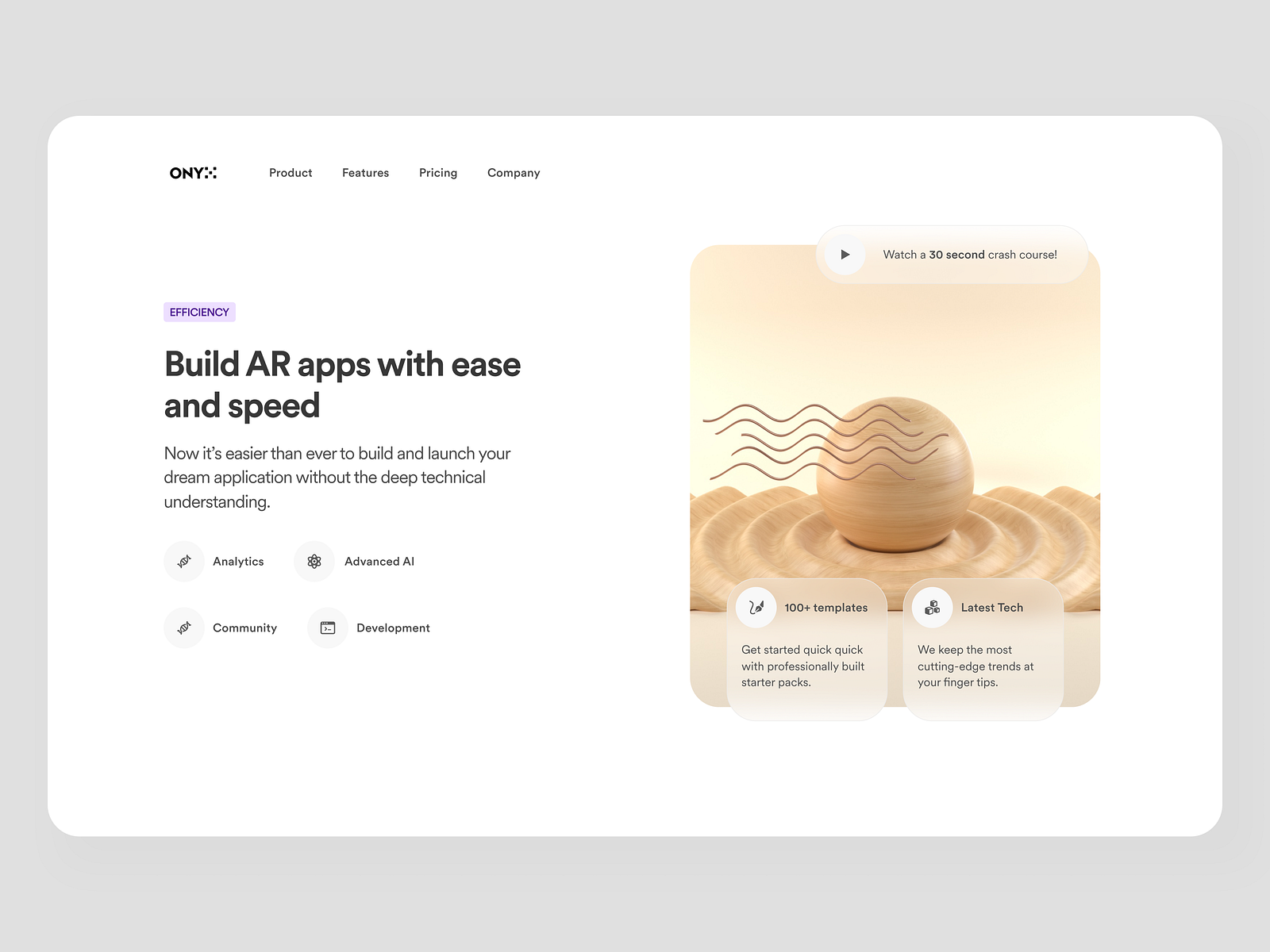 Tech Landing Page by OpraDigital® on Dribbble