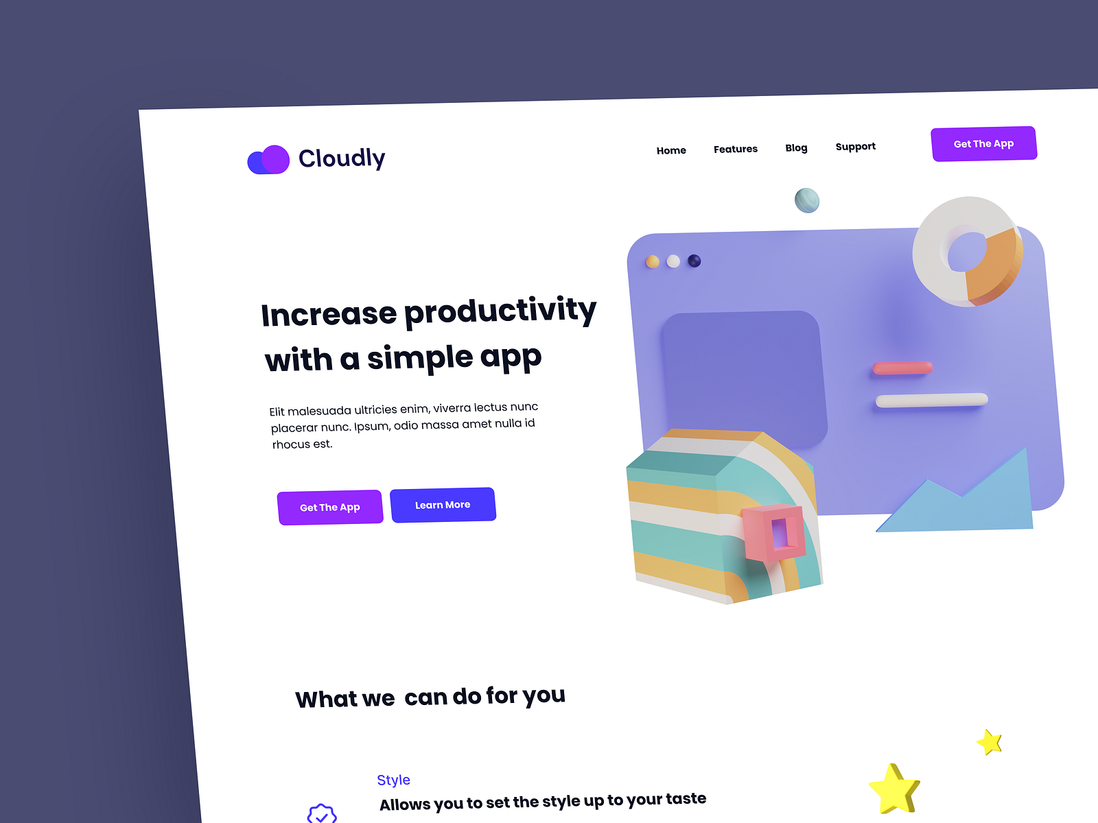 Landing Page for Productivity App 📱 by Hyperactive Education on Dribbble