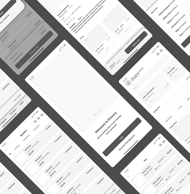 Grocery Store - Mobile App - UI/UX Design - Figma by PrabhakaranG on ... Grocery Store - Mobile App - UI/UX Design - Figma by PrabhakaranG on ...
