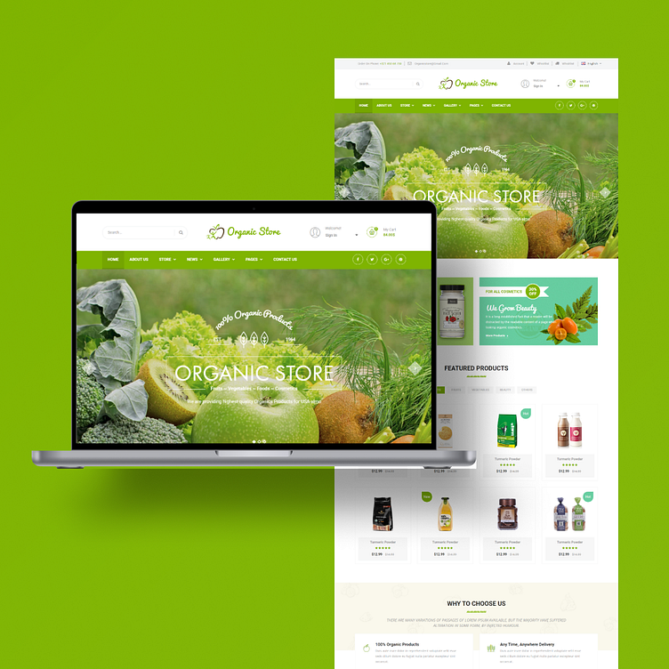 Grocery Website Design by Huraira Yaqoob on Dribbble