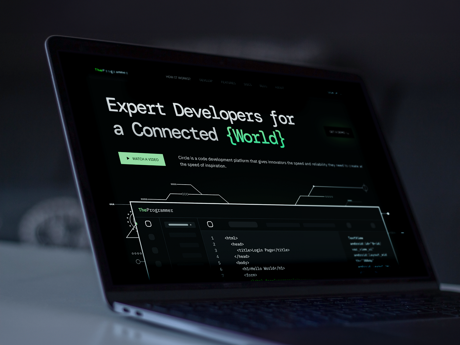 Developer Portfolio Landing Page by Slab! Branding for SLAB Design ...