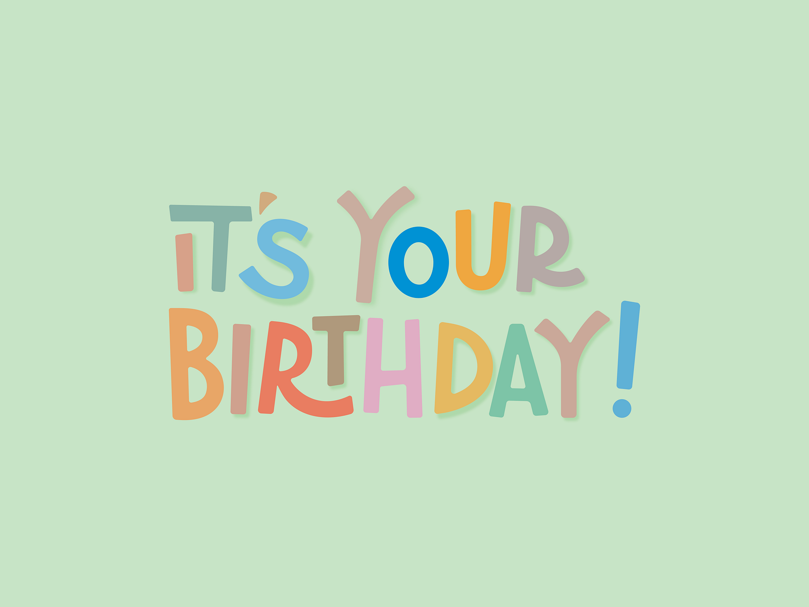 It's your birthday! by Jonathan Cuenca on Dribbble